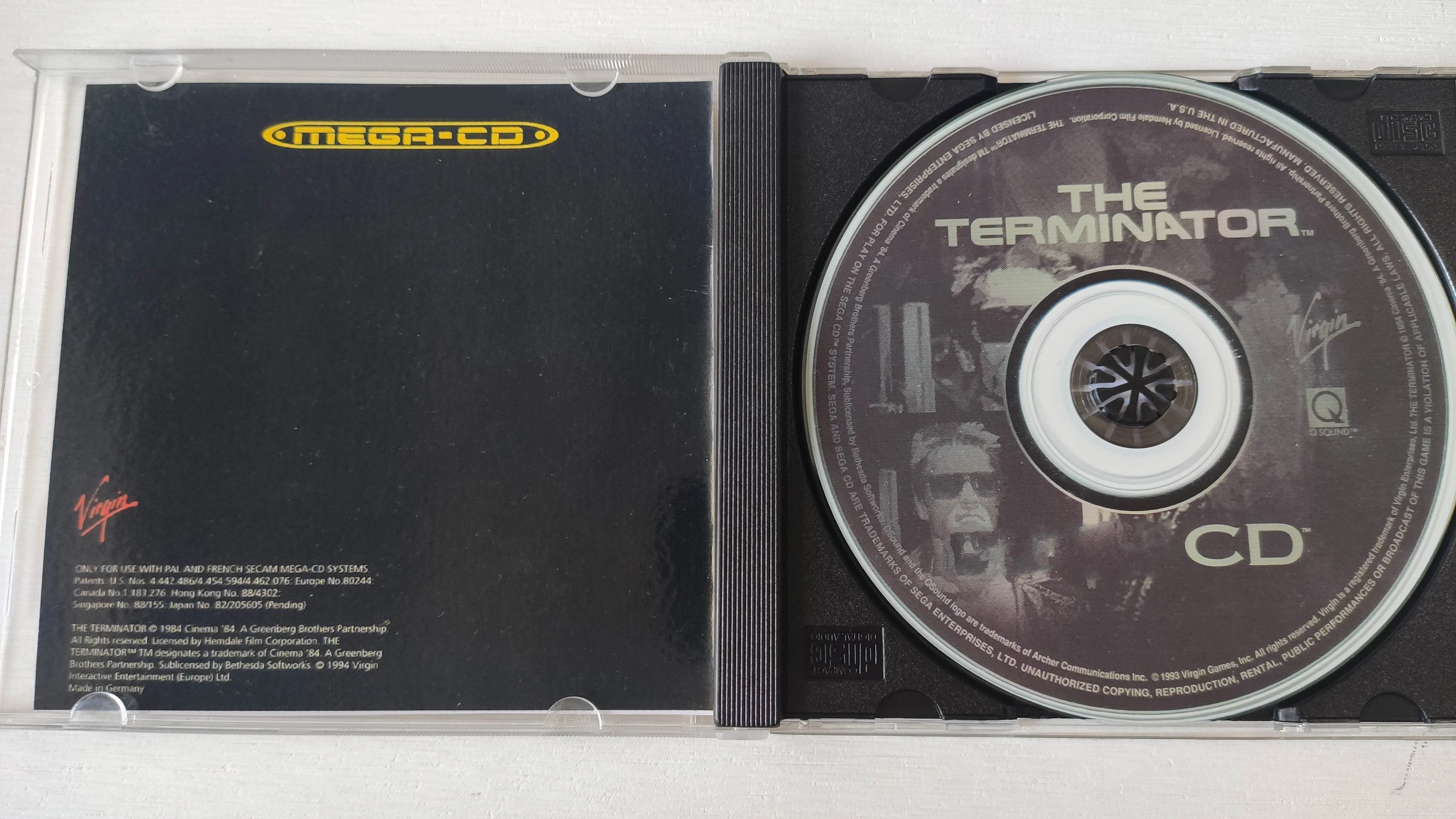 Mega CD Copy Disc Game Terminator Unlock Console Megasega Retro Optical ...