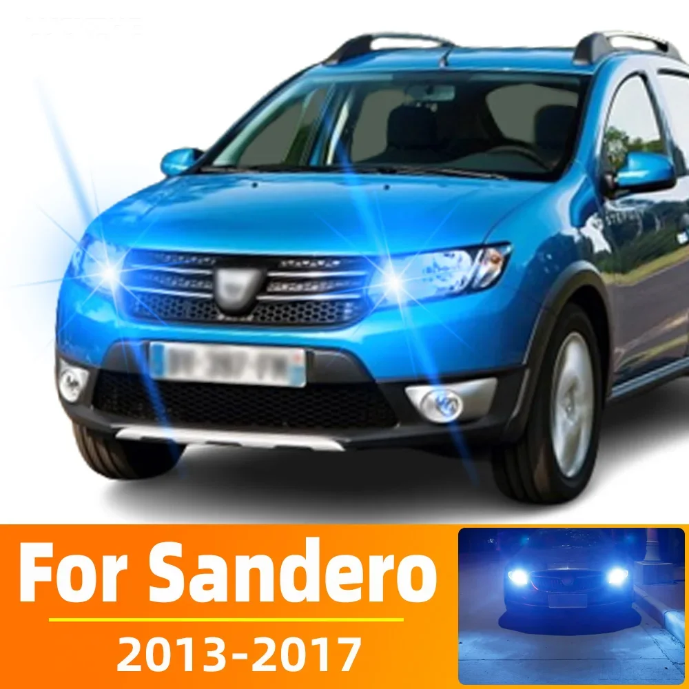 2pcs-LED-Daytime-Running-Light-DRL-For-Dacia-Sandero-2-Accessories-2013 ...