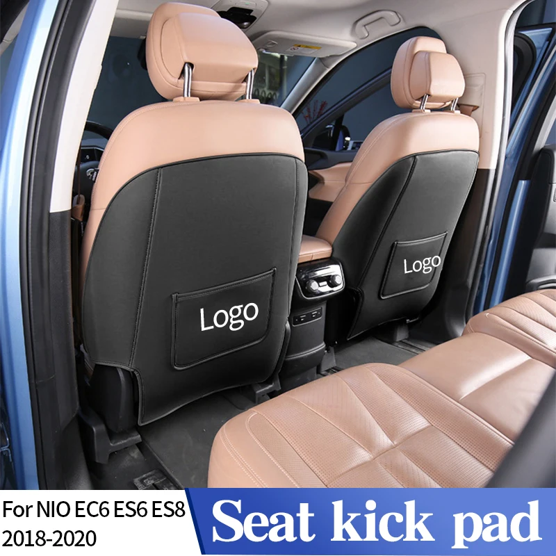 For-NIO-EC6-ES6-ES8-Leather-Anti-Child-Kick-Pad-Car-Waterproof-Seat ...