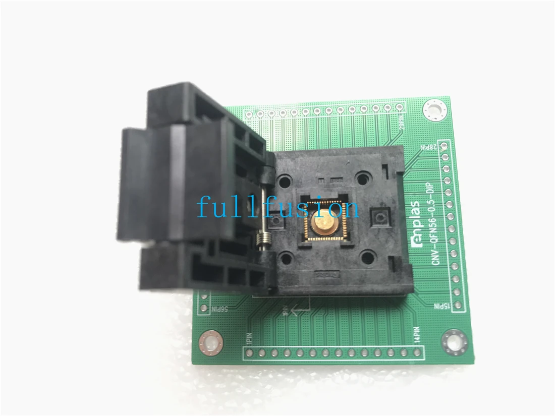 QFN56 TO DIP Programming Adapter QFN-56BT-0.5-01 QFN56 0.5mm Pitch ...