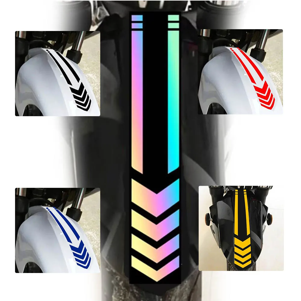 1pc-Motorcycle-Mudguard-Sticker-Fender-Arrow-Line-Strip-Reflective ...