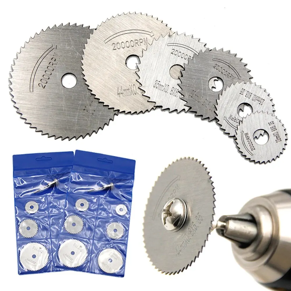 7pc-Woodworking-Metal-Cutting-Blade-Electric-Drill-Circular-Saw-Blade ...
