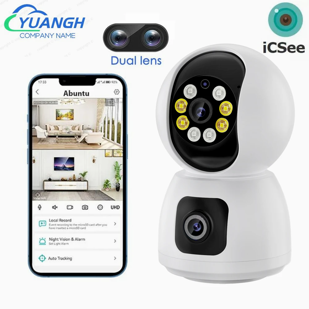 ICSee-Dual-Lens-Wireless-WIFI-Camera-4MP-Smart-Home-Color-Night-Vision ...