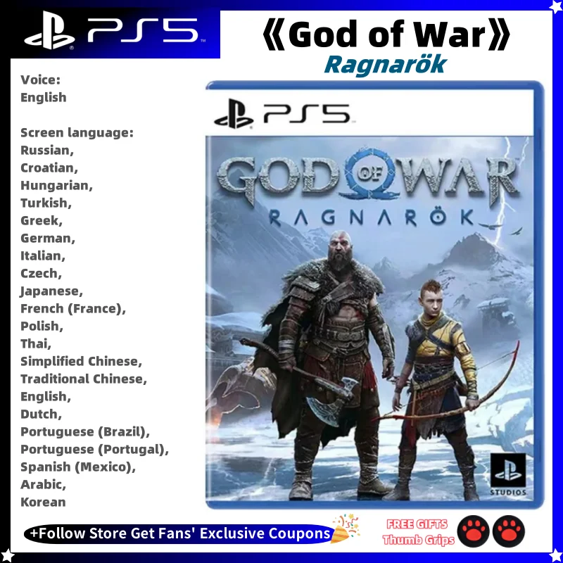 Sony-Playstation5-PS5-God-of-War-Ragnarok-New-Game-CD-Game-Card-Ps5 ...