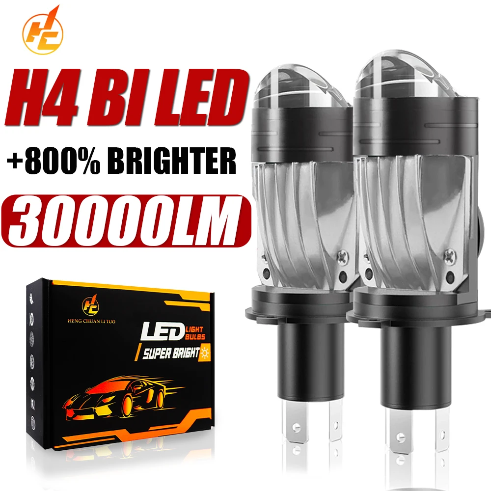 H4-Bi-LED-Projector-Lens-LED-Car-Headlight-Bulbs-30000LM-180W-CANBUS ...