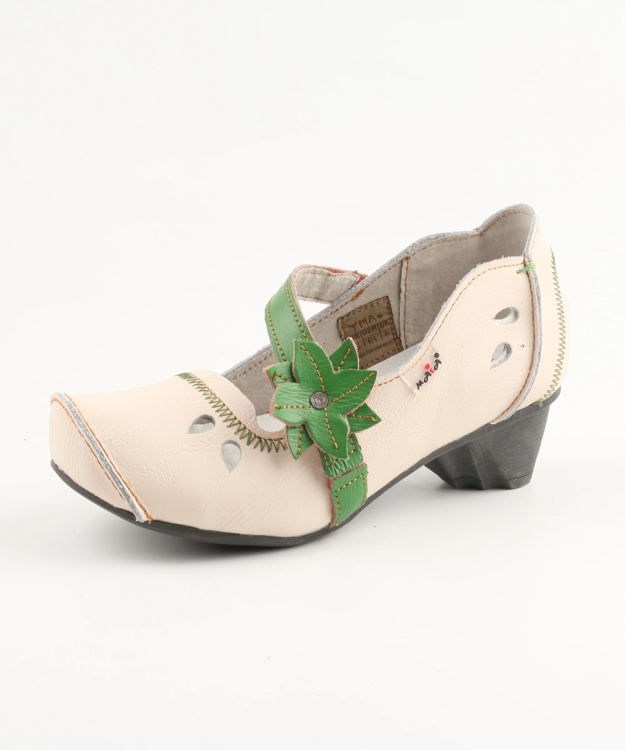 TMA EYES Unique Toe Cap With Flower Needles Decorated Women's Low ...