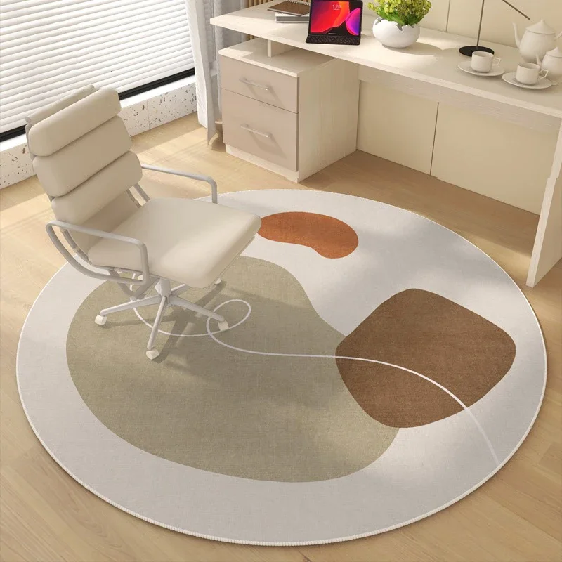 Modern-Minimalist-Style-Round-Carpet-Computer-Chair-Floor-Mat-Study ...