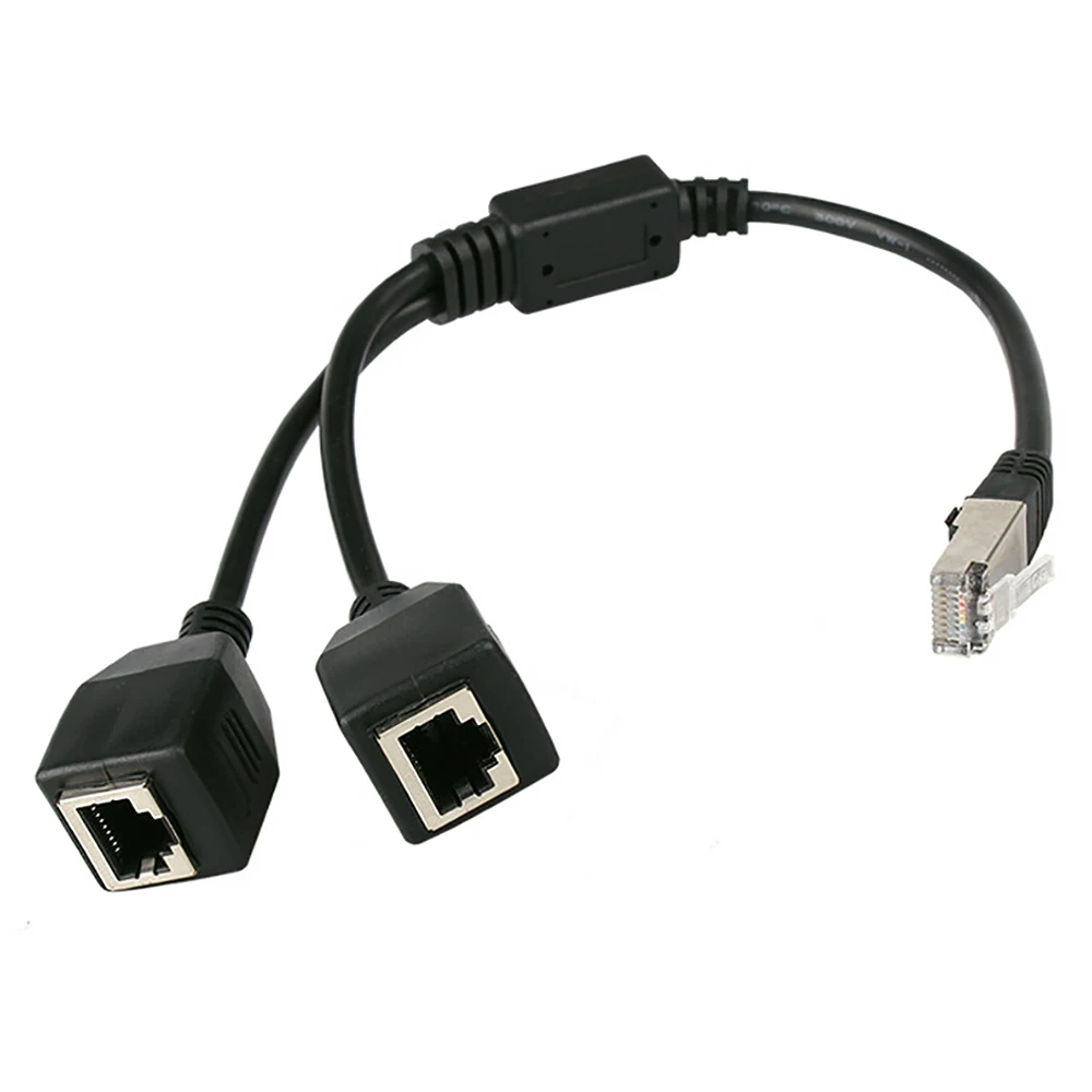 1-Male-to-2-Female-2-Ways-RJ45-Ports-Ethernet-Network-Splitter-Adapter ...