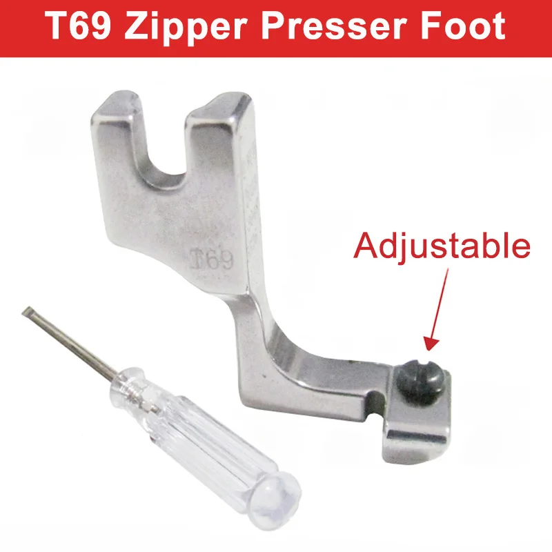 T69-Adjustable-Invisible-Zipper-Presser-Foot-With-Screwdriver ...