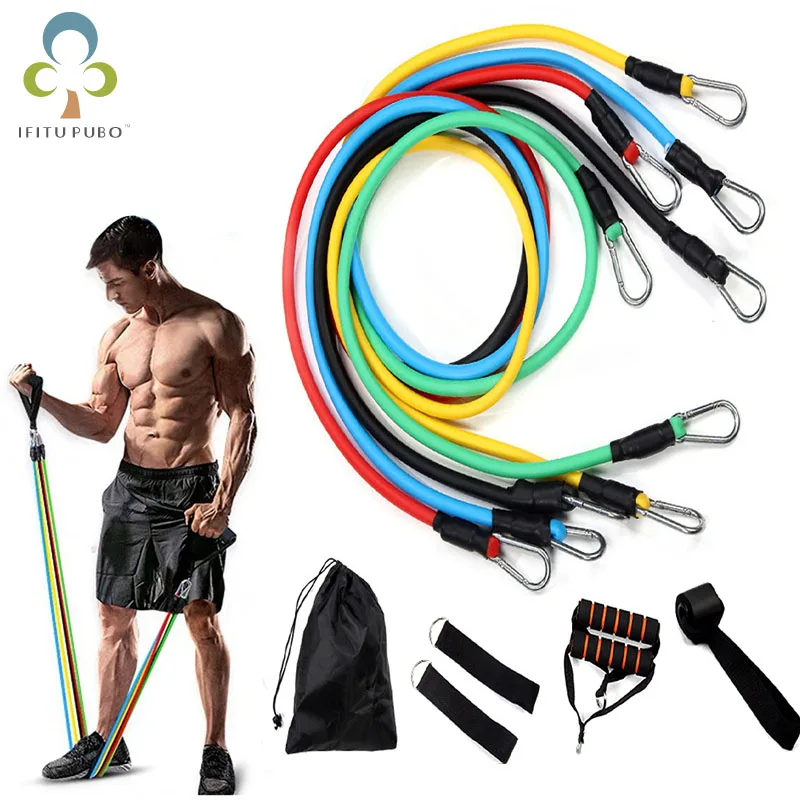 11Pcs-Tensioner-Multifunctional-TPE-Tension-Rope-Muscle-Strength ...