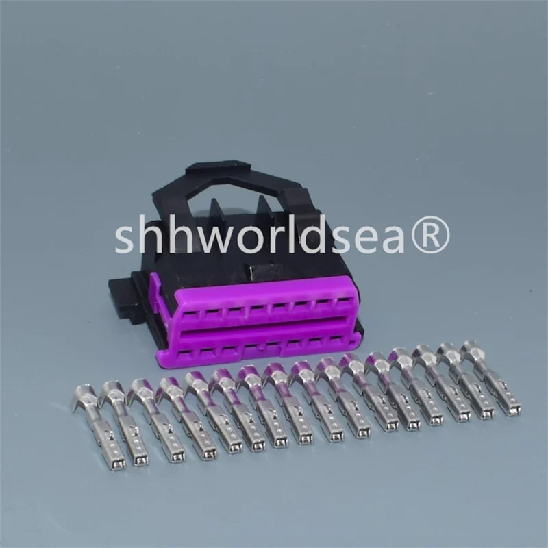 16-Pin-Way-OBD-Diagnostic-Plug-Connector-Socket-Housing-With-Wire-Cable ...