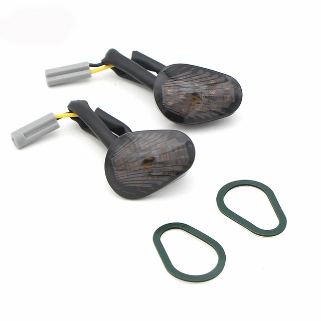 LED Turn Signal Light Indicator Lamp Flush Mount For Yamaha YZF R1 R6 ...