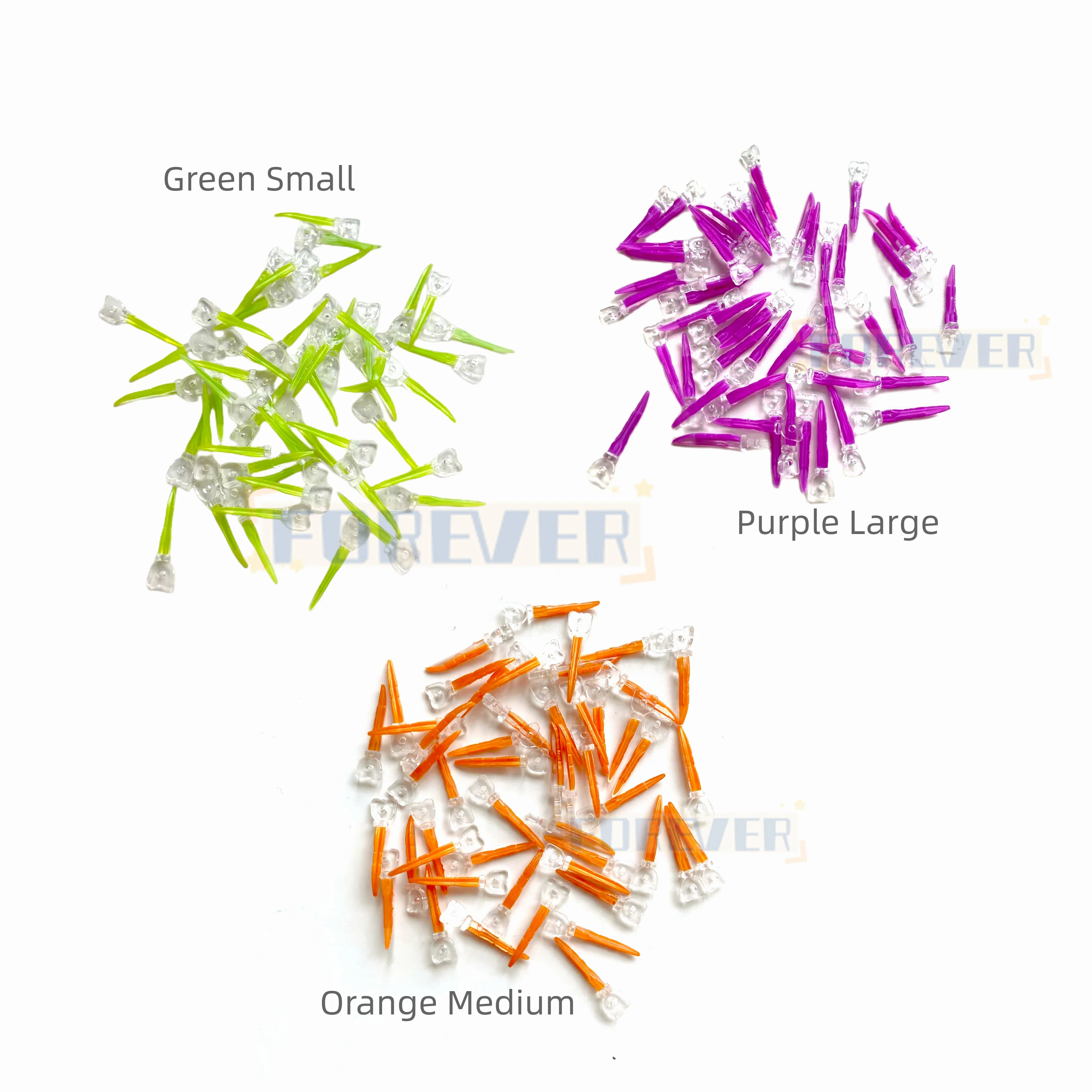 3 Size Dental Clear Wedges Silicone Diastema Wedge Soft Tissue Better ...