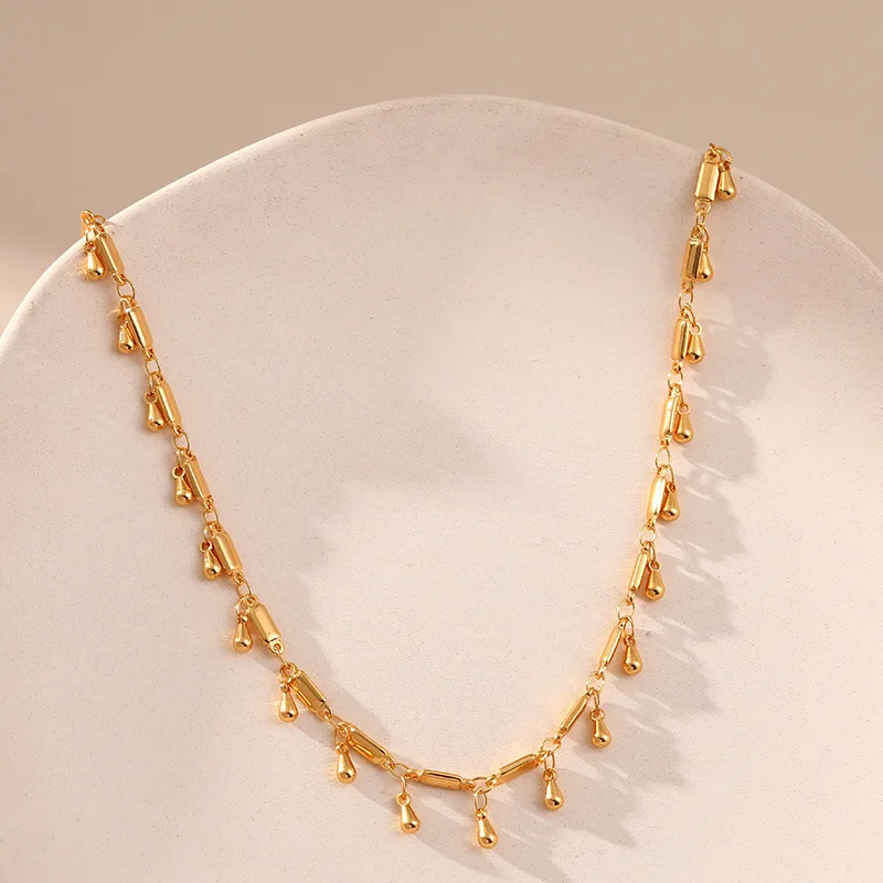 Korean-Fashion-Trend-Rectangular-Chain-Collarbone-Chain-Titanium-Steel ...