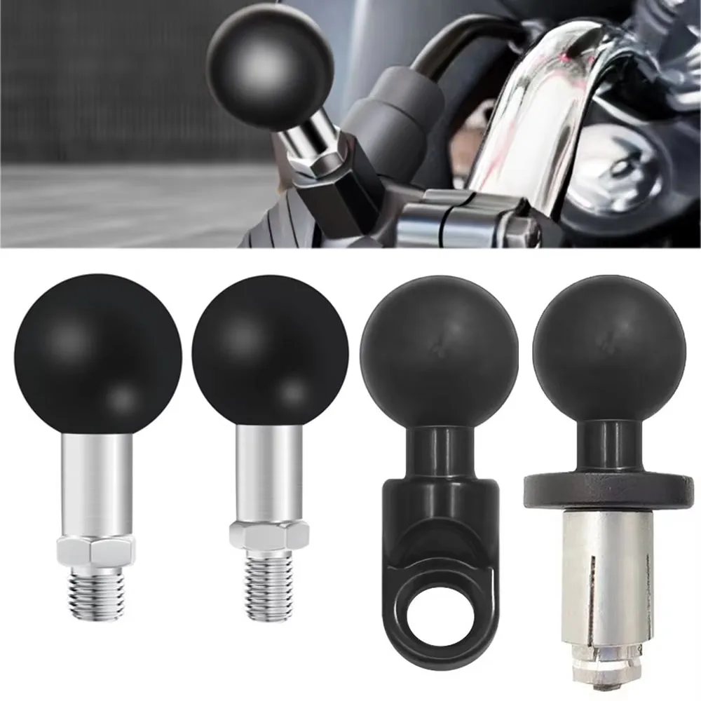 For 8mm And 10mm 5 Gopro Ball Mount Adapter Motorcycle Front Fork Stem ...