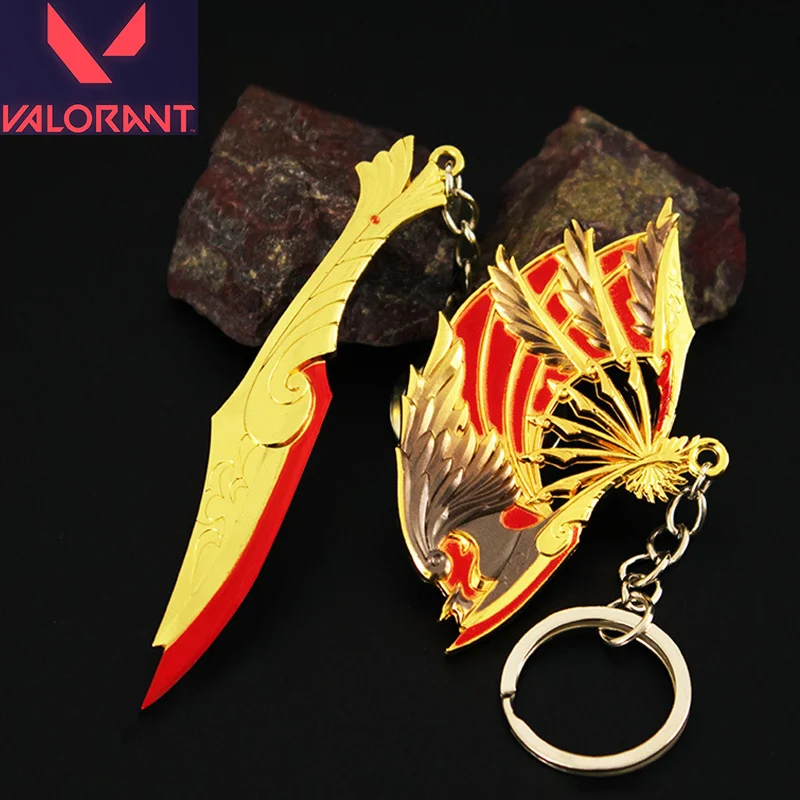 Valorant-Melee-Skin-Set-Mini-Ignite-Fan-Flaming-Phoenix-Fan-Uncut ...