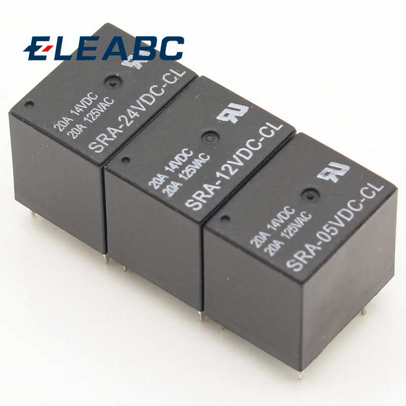 5pcs/lot Power Relays Sra-05vdc-cl Sra-12vdc-cl Sra-24vdc-cl 5v 12v 24v ...