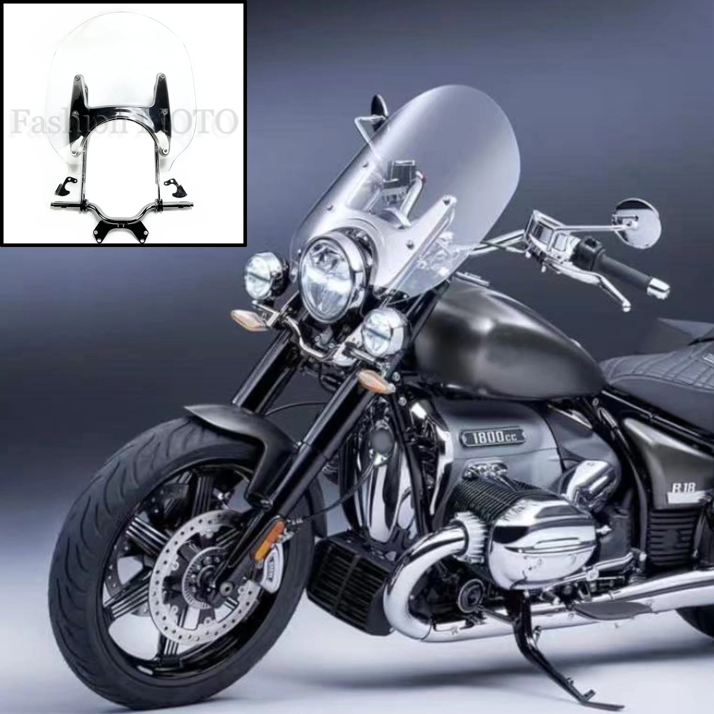 Motorcycle-windshield-transparent-For-BMW-R18-R-18-New-style-windshield ...