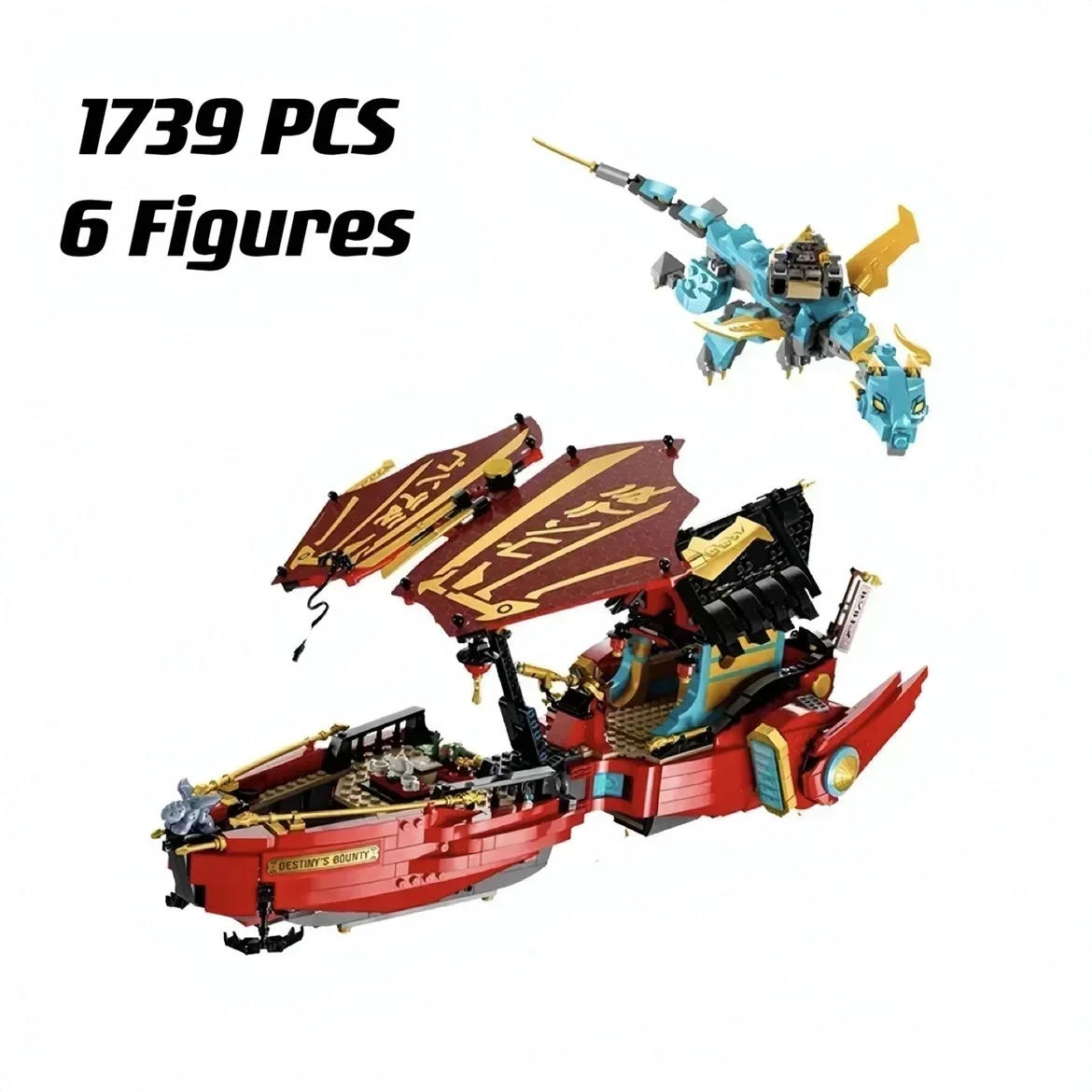 Destiny-Boat-Bounty-Ship-Race-Against-Time-Compatible-71797-Kit-de ...