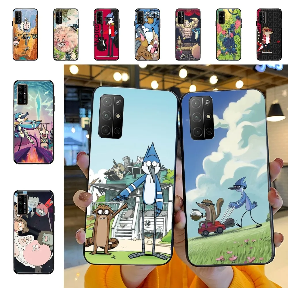Cartoon-Regulars-Cute-Show-Phone-Case-For-Huawei-Honor-10-lite-9-20-7A ...
