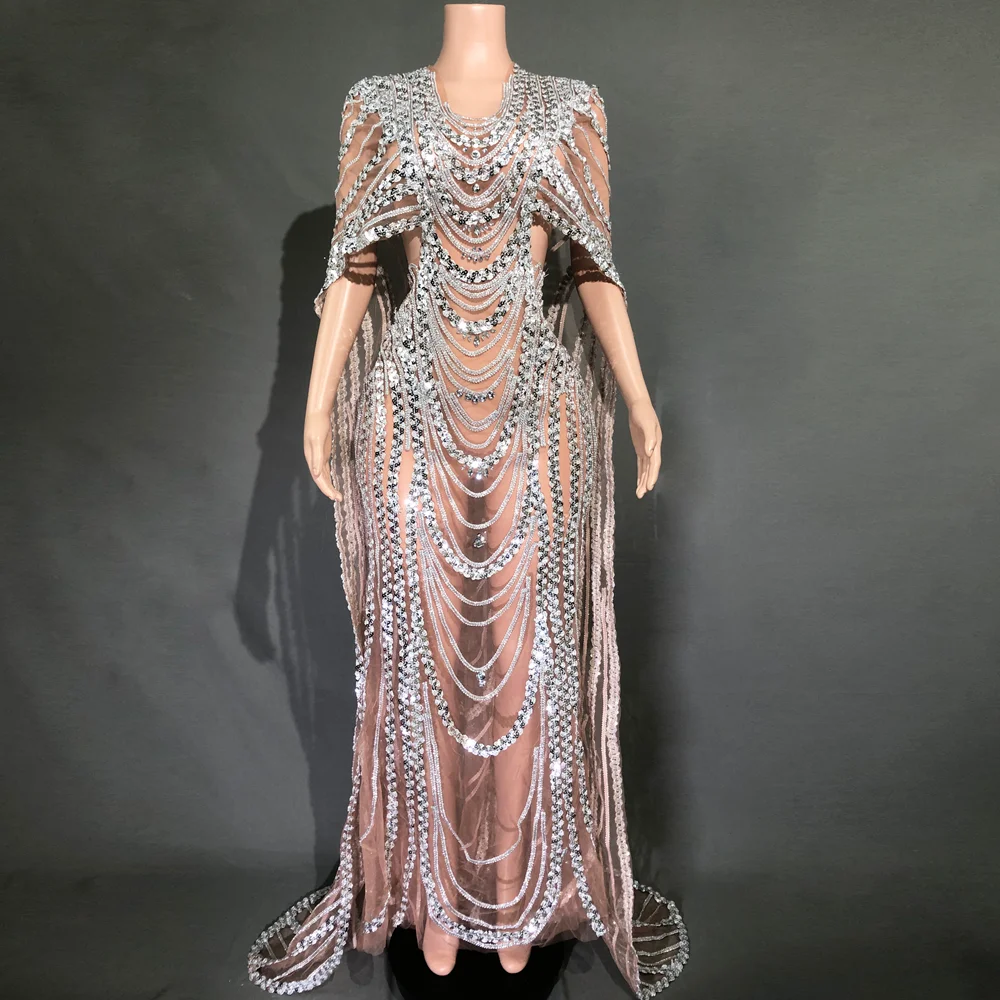 Celebrate-Wedding-Evening-Prom-Gown-Birthday-Long-Trains-Dress-Singer ...