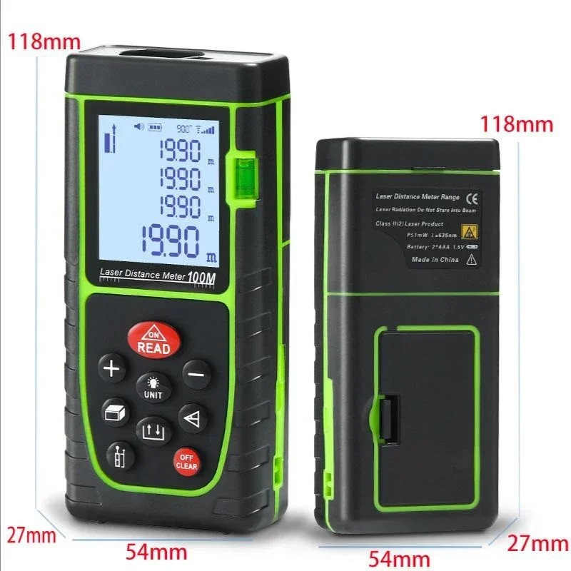 Handheld-laser-distance-meter-40-meters-infrared-measuring-instrument ...