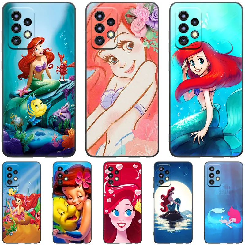 The Little Mermaid Princess Case For Samsung A04S A04E A12 A13 A14 A22 ...