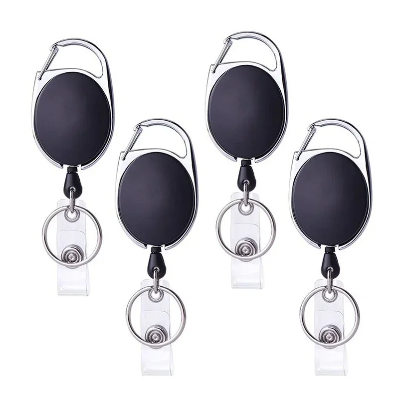Retractable-Badge-Reel-with-Card-Holder-Reel-Clip-Key-Ring-Retractable ...