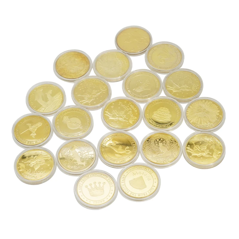 Dentist-Gift-Tooth-Fairy-Souvenir-Coin-Creative-Gold-Plated-Money ...