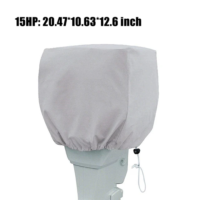 15-300HP Yacht Half Outboard Motor Cover Canvas 600D Boat Engine Cover ...