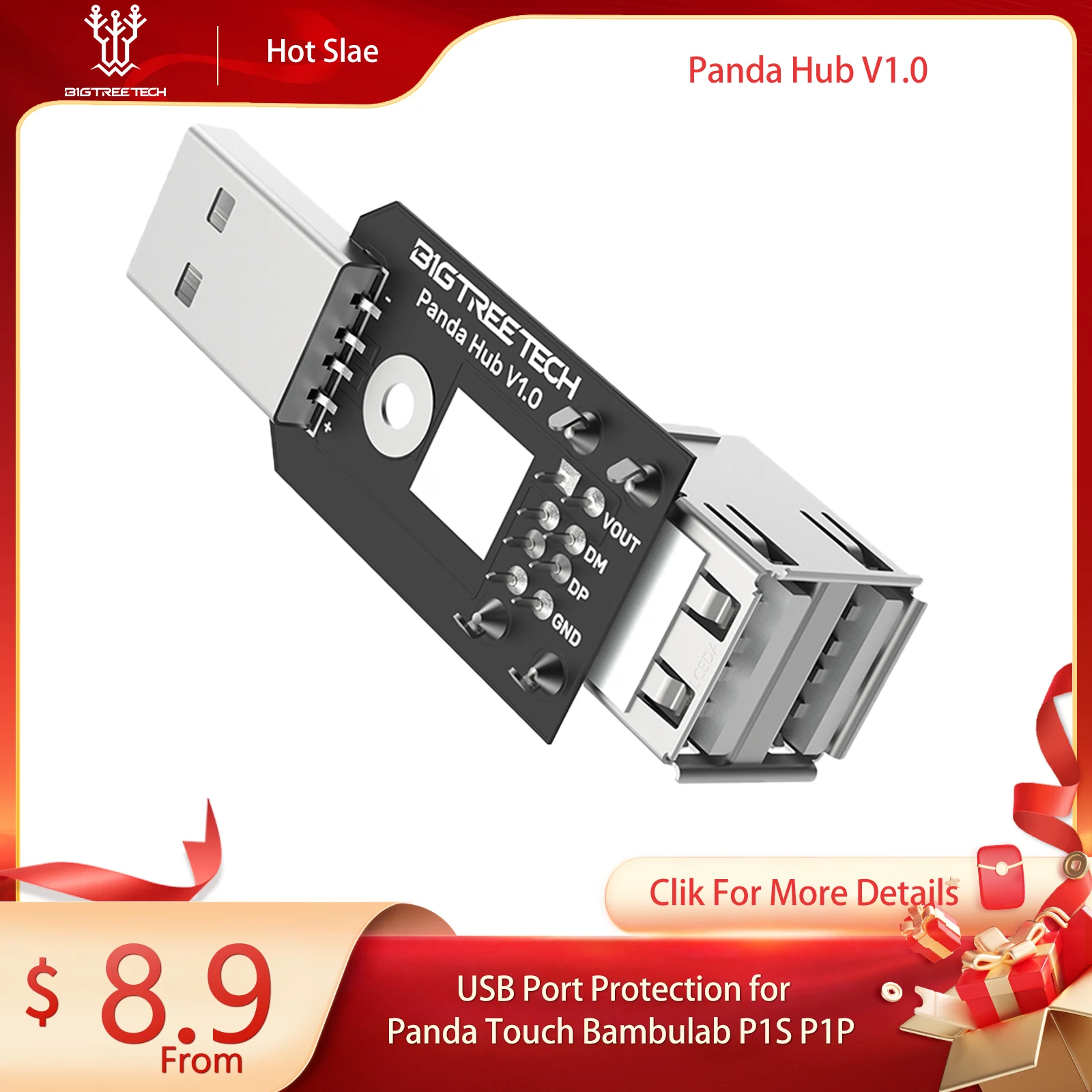 BIGTREETECH-Panda-Hub-V1-0-expansi-n-USB-Dual-DC-5V-protecci-n-de ...