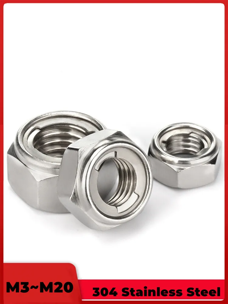 M3 M4 M5 M6 M8 M10 M12 M14 M16 M18 M20 304 A2 Stainless Steel All Metal ...