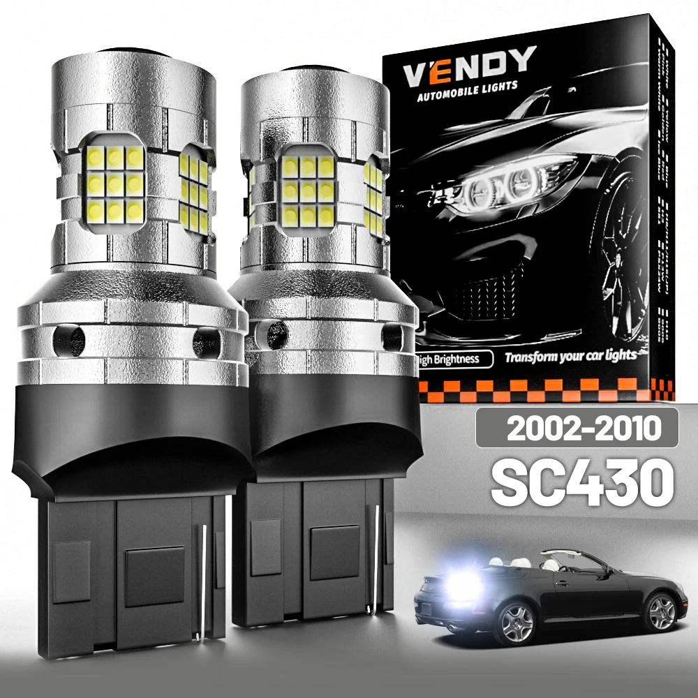 2pcs LED Reverse Light For Lexus SC430 2002-2010 Backup Lamp 2003 2004 ...