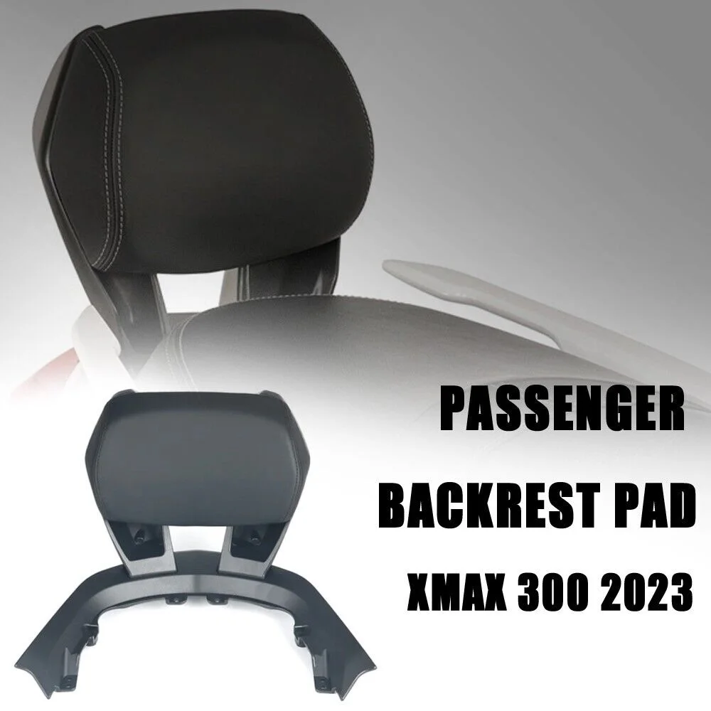 New-Motorcycle-Rear-Passenger-Seat-Tailstock-Backrest-Back-Rest-Cushion ...