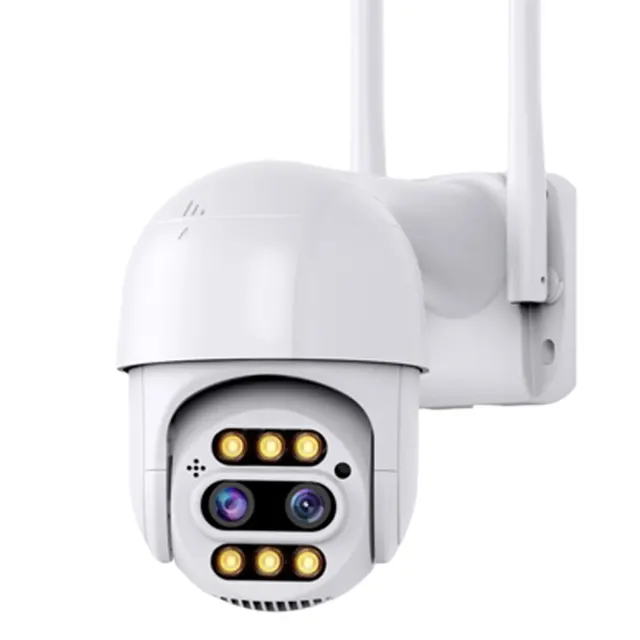 8MP 4MP 4K PTZ IP Camera 8x Zoom Dual Lens Human Detect CCTV Camera Outdoor CCTV Wifi Video ...
