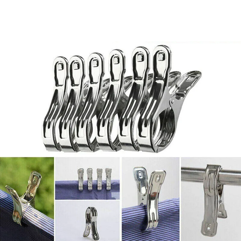 6pcs-9cm-Large-Beach-Towel-Clips-Stainless-Steel-Strong-Windproof ...