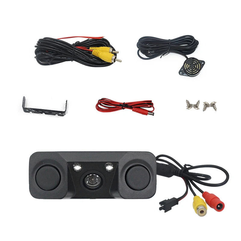 3In1-Car-Night-Vision-Rear-View-Camera-Parking-Sensor-with-Transmitter ...