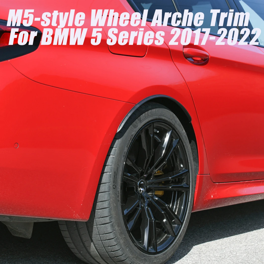For Bmw 5 Series G30 G31 M5 Perfoemance Style Rear Wheel Arch Trim ...