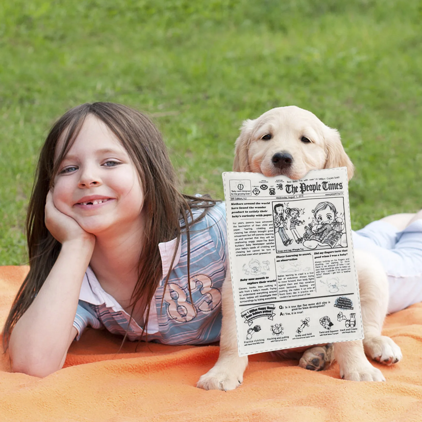 Funny Fake Newspaper – Dog Chew Toys – DogMega.Com