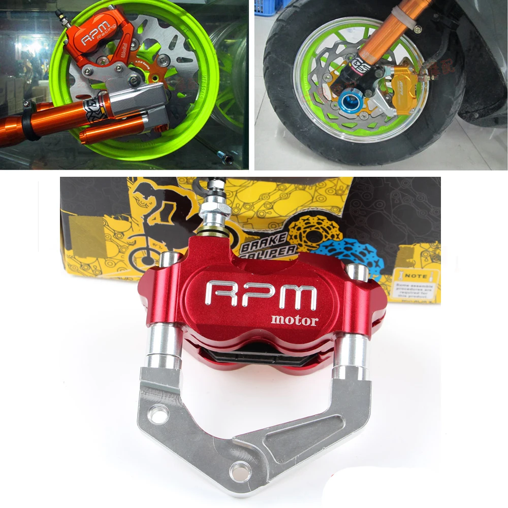 RPM motor Motorcycle Brake Calipers+200/220mm Disc Brake Pump Bracket ...