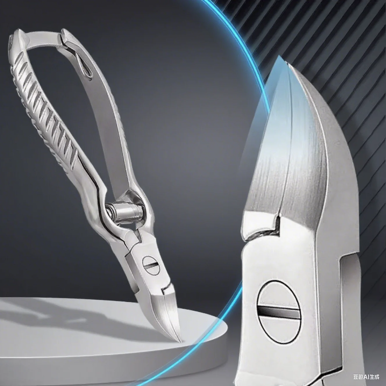 Stainless Steel Manicure Fingernail Toenail Cuticle Nipper Dead Skin ...