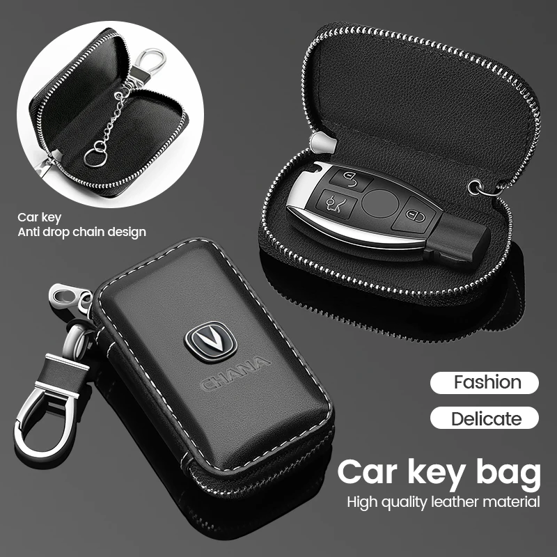 Couro-genu-no-Car-Badge-Keychain-Styling-Key-Case-Acess-rios-para ...