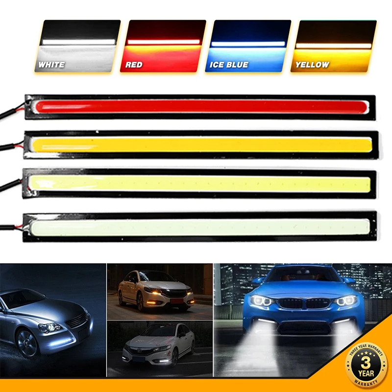 HAOLIDE 17cm DRL LED Strip External Light Waterproof COB Atmosphere ...