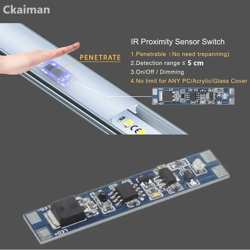 Led Strip Sensor Motion Switch | Infrared Induction Light | Motion ...