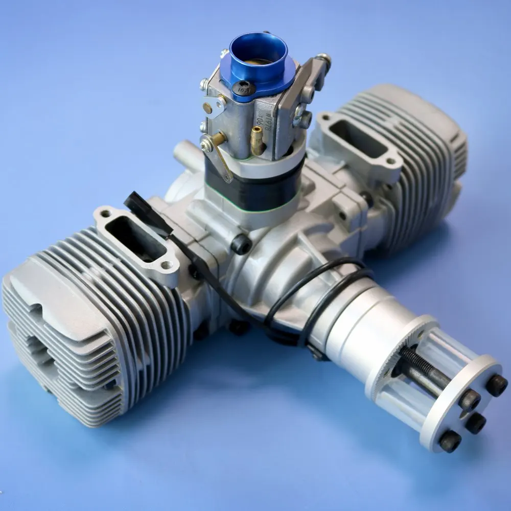 Ngh 70cc 2 Stroke 2 Cylinder Gasoline / Petrol Engine Gtt70 For Rc ...