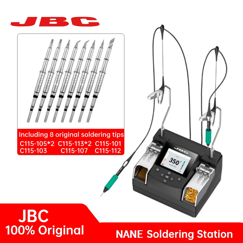 Original-JBC-NANE-2C-Soldering-Station-Nano-Duplex-Rework-Welding-Equipment-Use-C115-Soldering ...
