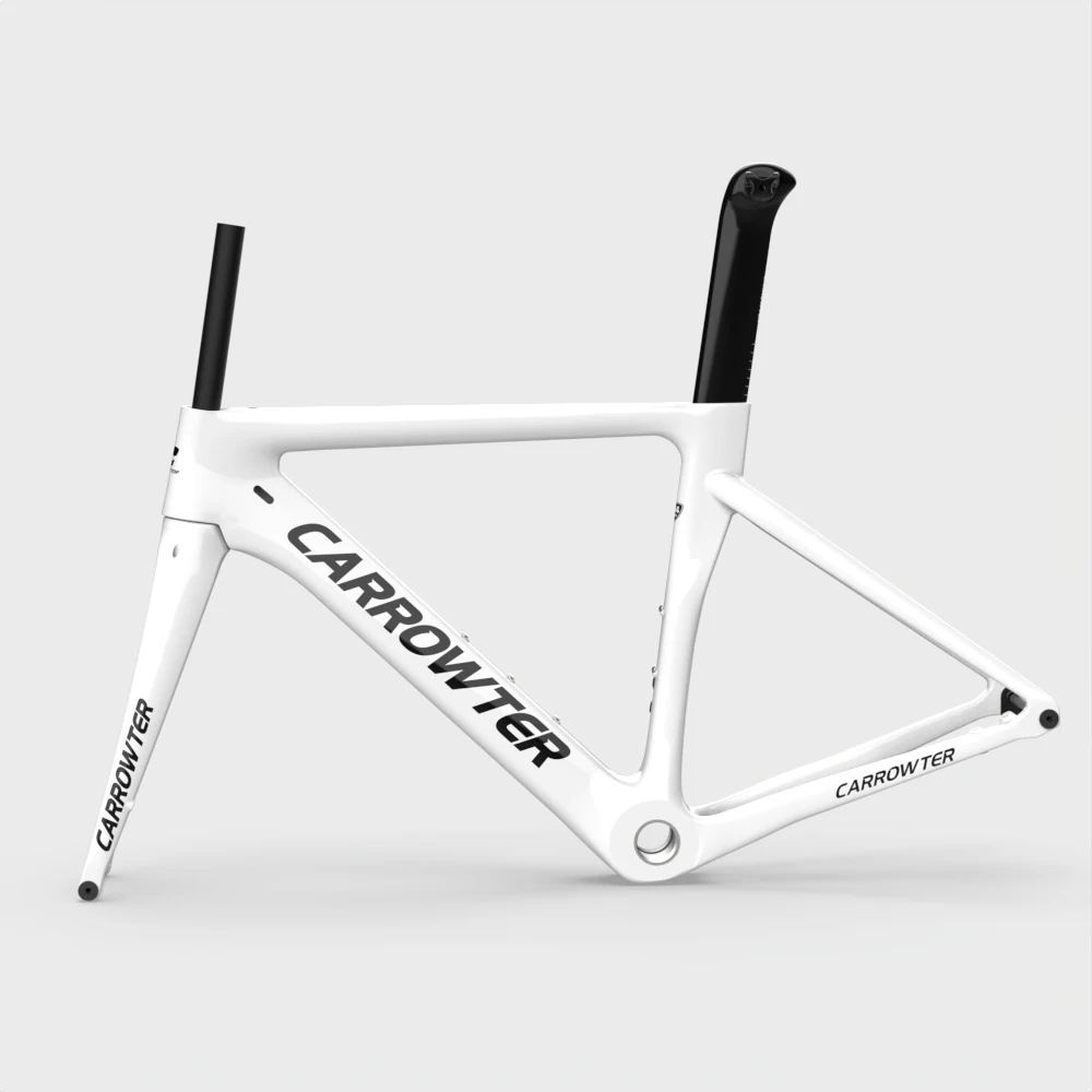 CARROWTER CJH30 Estrada Fibra De Carbono Frameset BB68 T1000 Velocidade ...