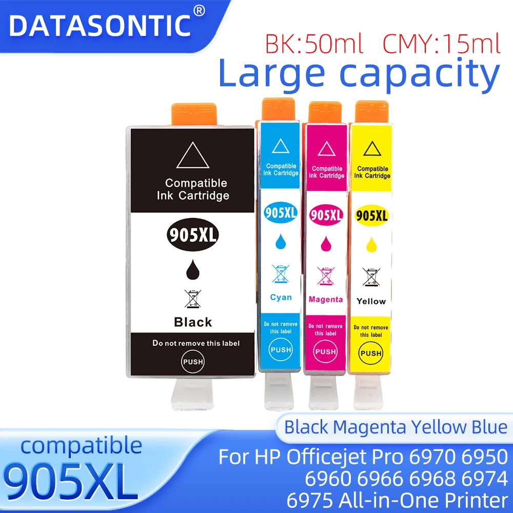 New-905XL-905-909XL-ink-cartridge-For-HP-Officejet-Pro-6970-6950-6960 ...