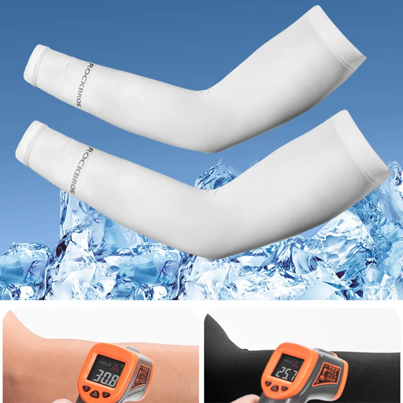 Breathable UV Protection Cycling Arm Sleeves for Outdoor Sports Road ...