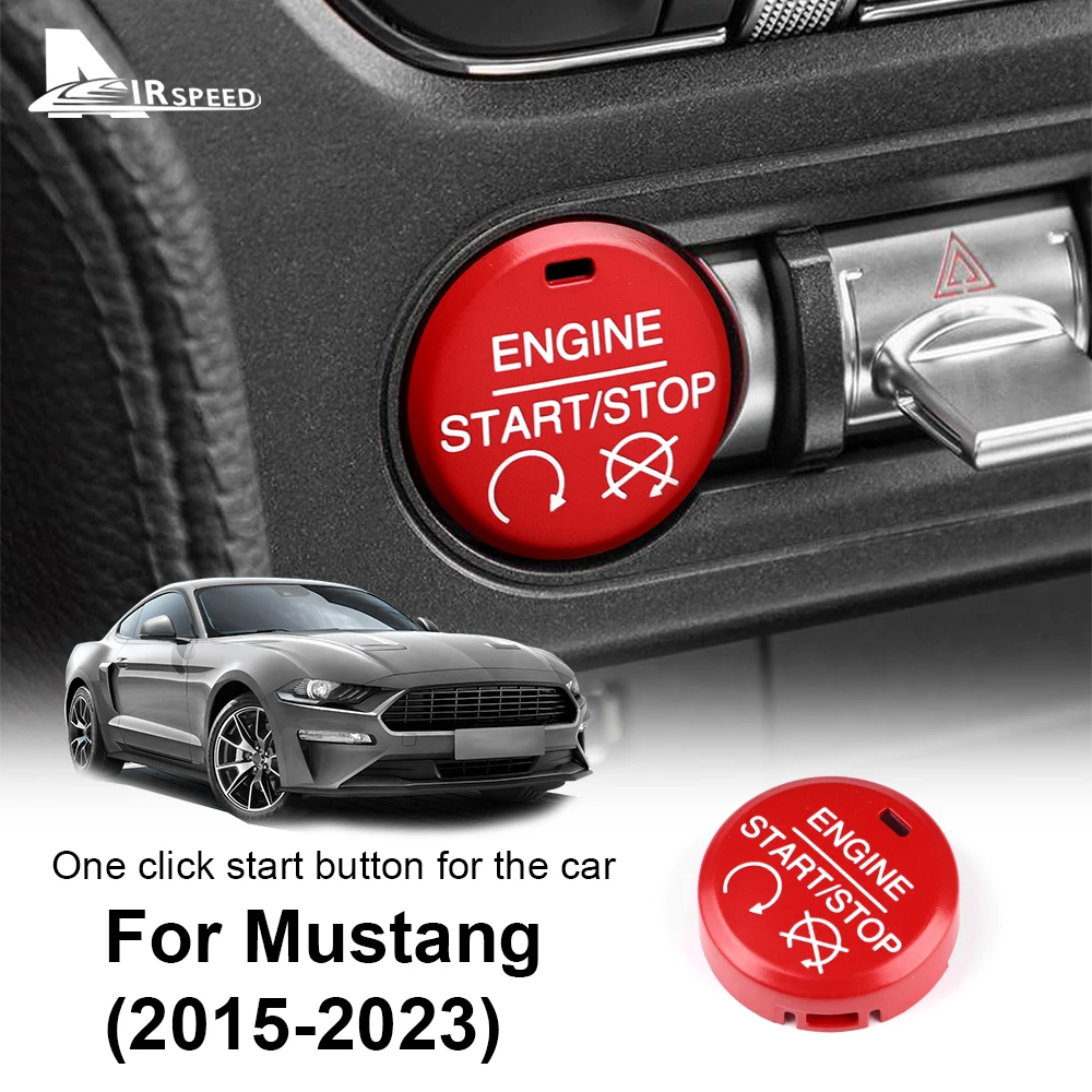 Car-Engine-Start-Button-Replace-Ignition-Cover-For-Ford-Mustang-2015 ...